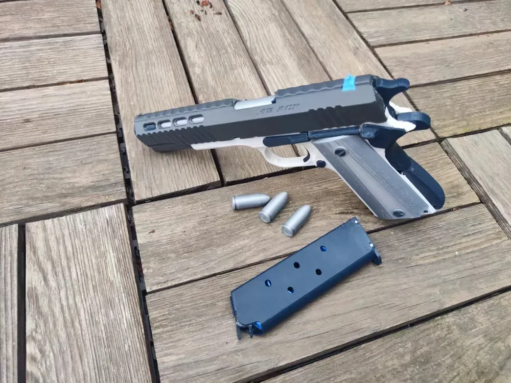 1911 ACP Full-scale Fully Functional Shell Ejecting Model without Firing Function by 彩虹 - MakerWorld