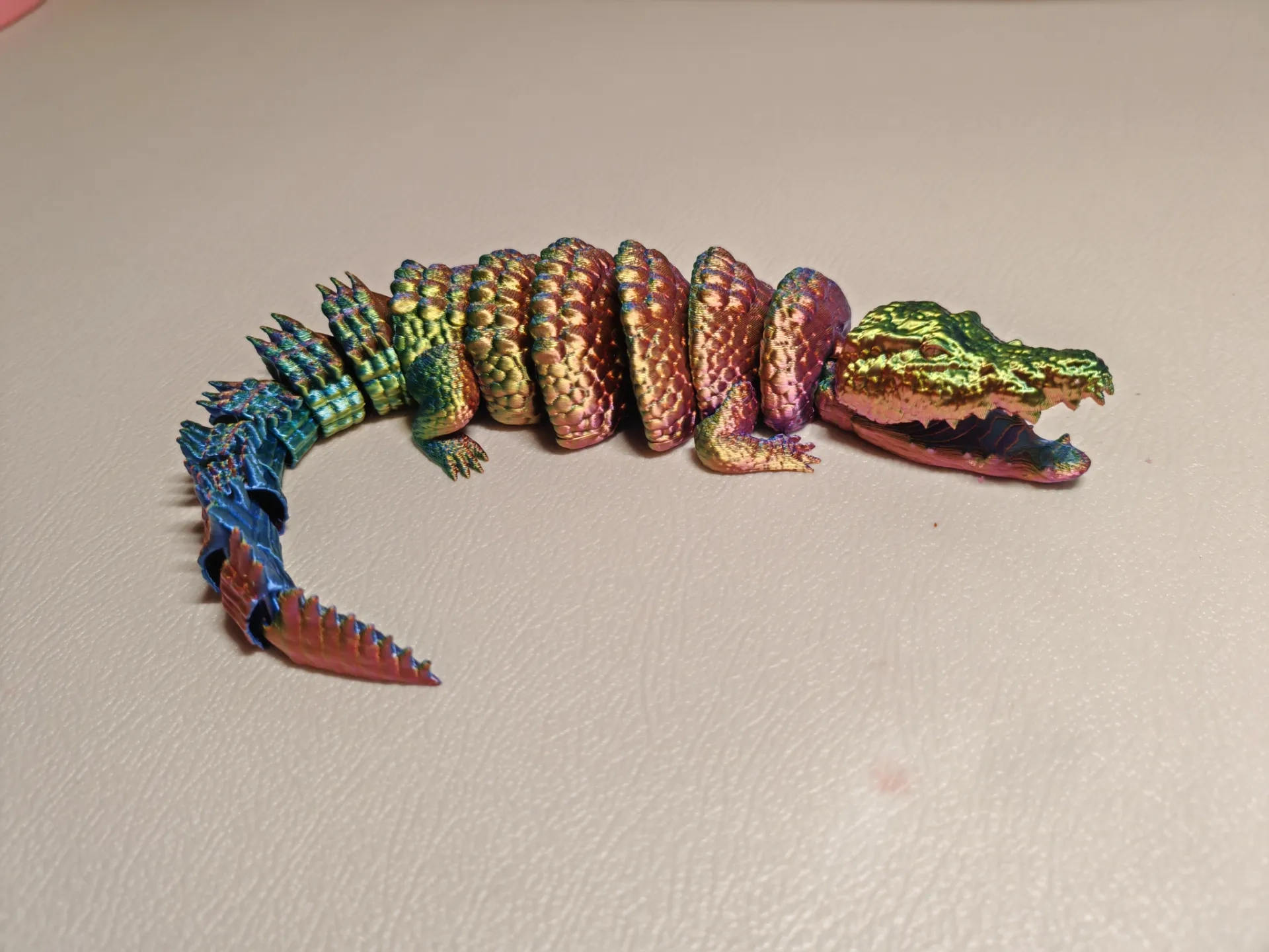Articulated Hinged Fat Belly Crocodile, Opens Mouth, No Supports ...