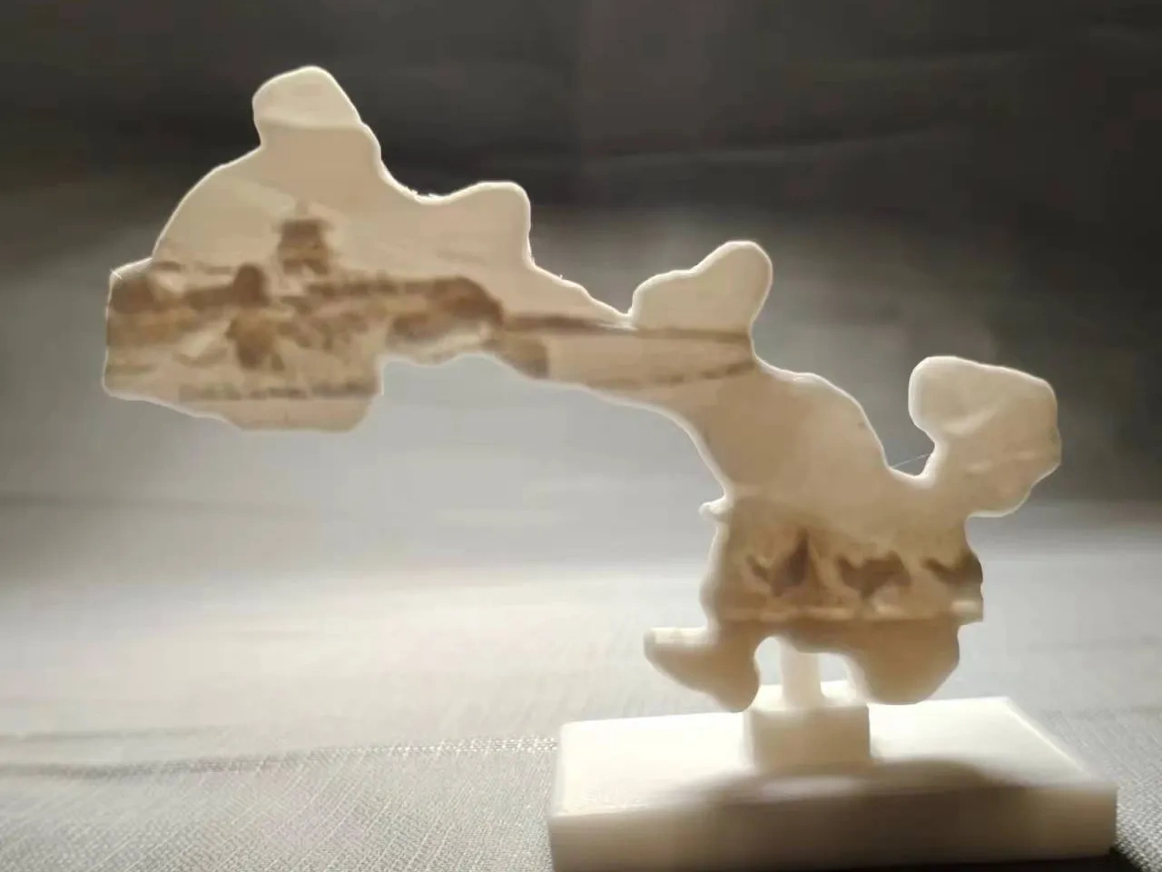 Gansu Province map lithophane by user_1337951986 - MakerWorld