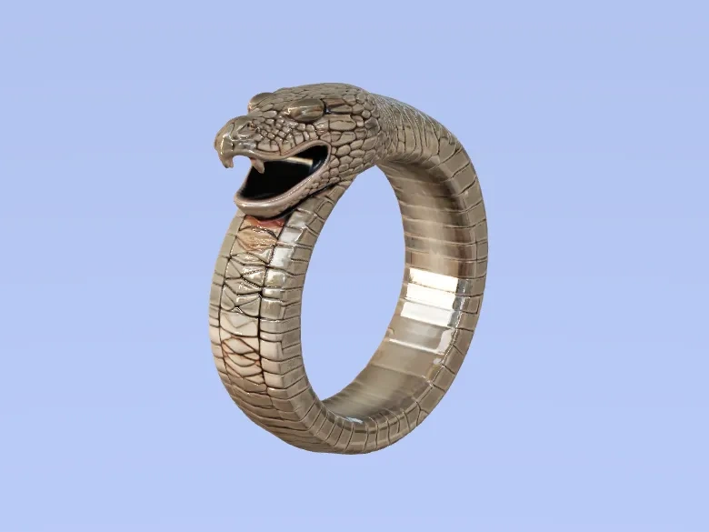 King Cobra Ring by xiaoyu - MakerWorld