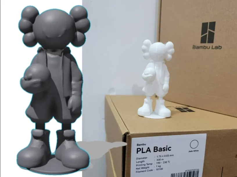 Kaws Companion Bearbric Boxer fighter by Boombulab - MakerWorld