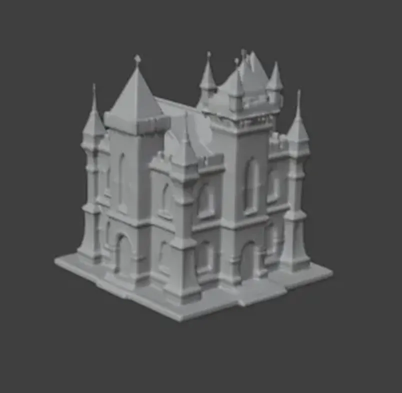 BLOODBORNE INSPIRED GOTHIC THEMED CASTLE - Free 3D Print Model - MakerWorld