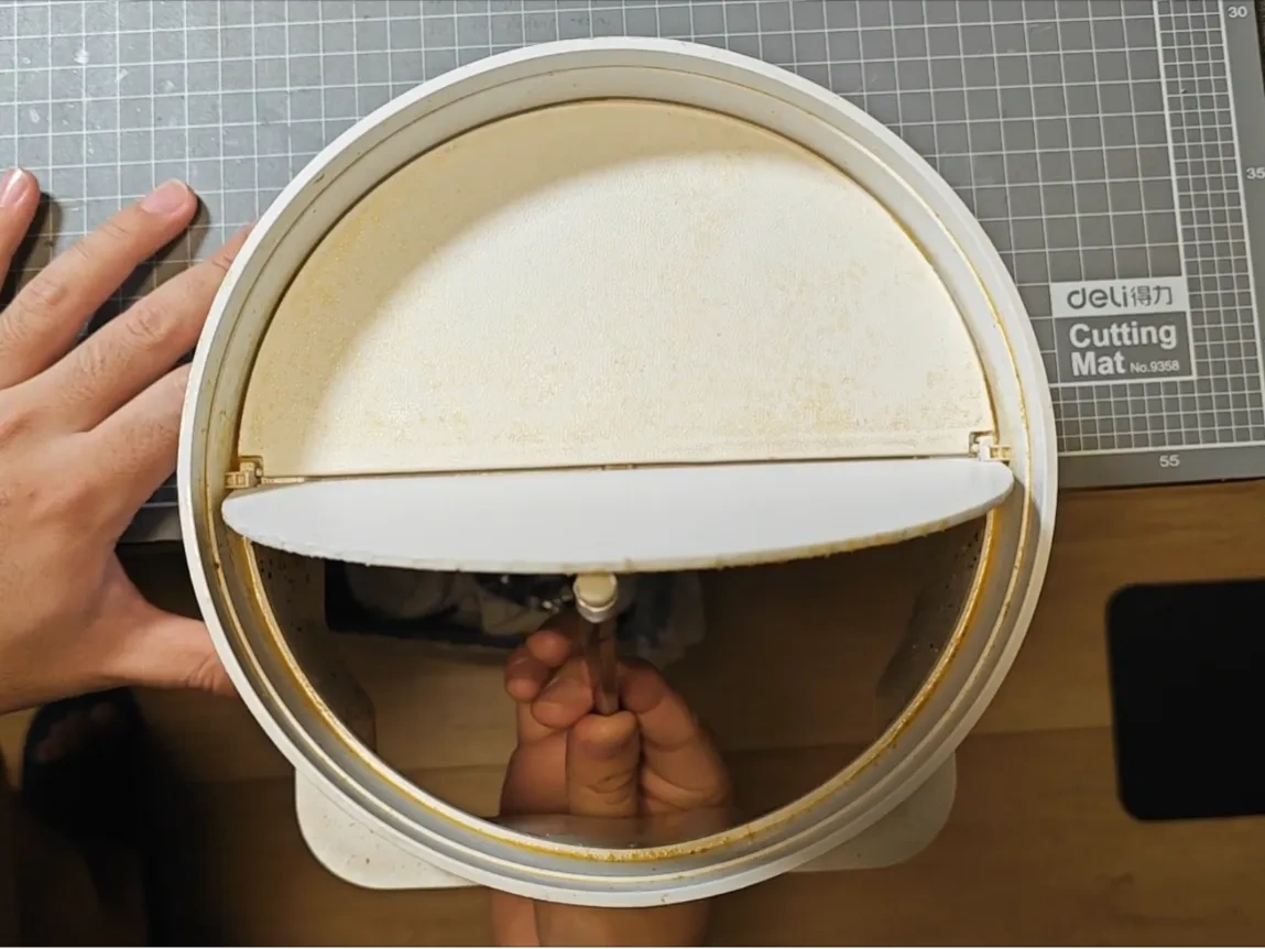 Kitchen range hood flue backdraft damper flap by 芝麻狐 - MakerWorld