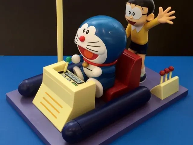 Doraemon series, Doraemon time machine model figurine by 吧唧老吸附 - MakerWorld