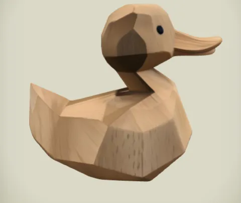 Quacky the Low-Poly Duck by user_994781878 - MakerWorld