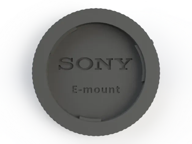 Sony E-mount camera body cap by 3D打印小小一 - MakerWorld