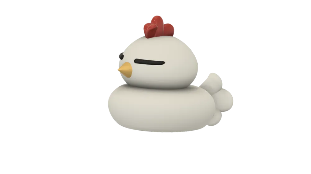 Chicken (Won from the Pucca anime cartoon show) by Jangyy - MakerWorld