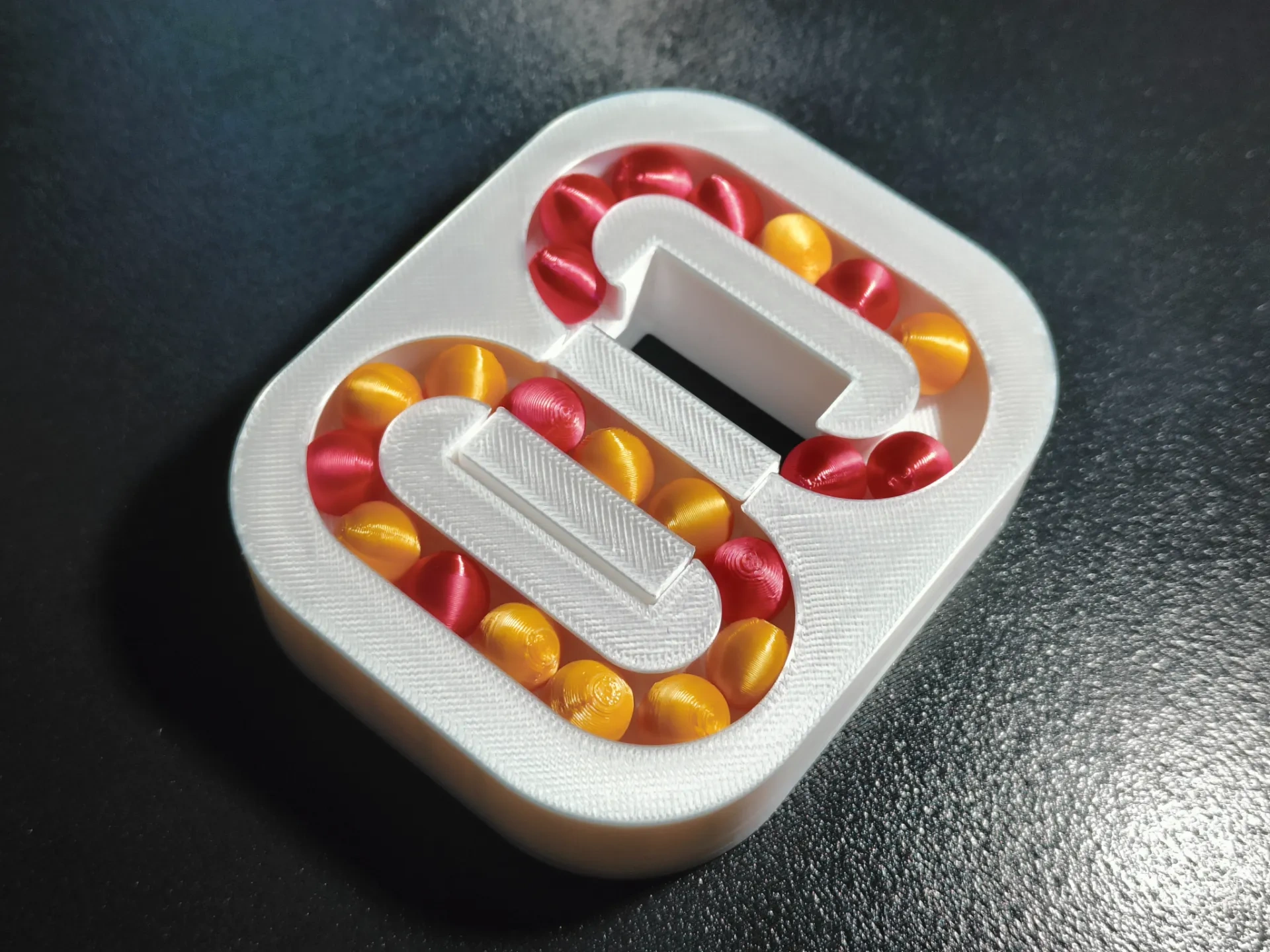 Planar Marble Run~Even single-sided rotation is fun by 顺遂如意 - MakerWorld