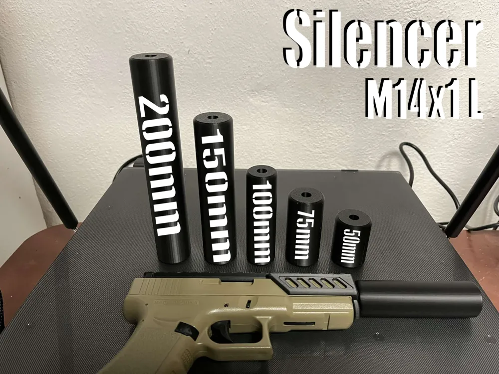 Airsoft Silencer smooth by Ainon3Dprint MakerWorld: Download Free 3D Models