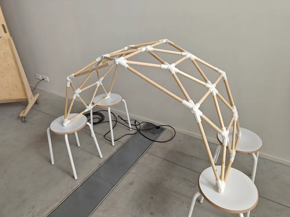 Geodesic Bridge by Korneel MakerWorld: Download Free 3D Models