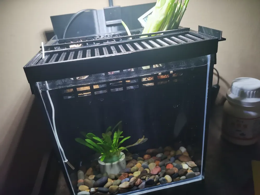 20 Gallon Fish Tank Lid - Anti-Jumping Net - Planter by user_830440690 ...