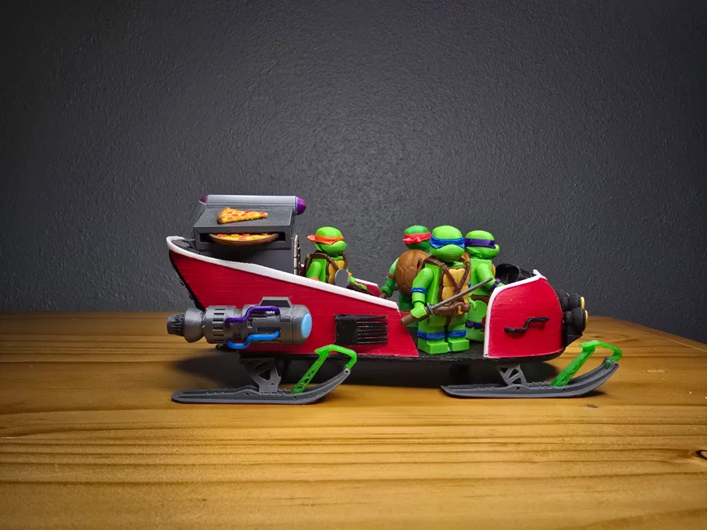 Teenage Mutant Ninja Turtles Christmas Pizza Sled by Gorillabutter ...
