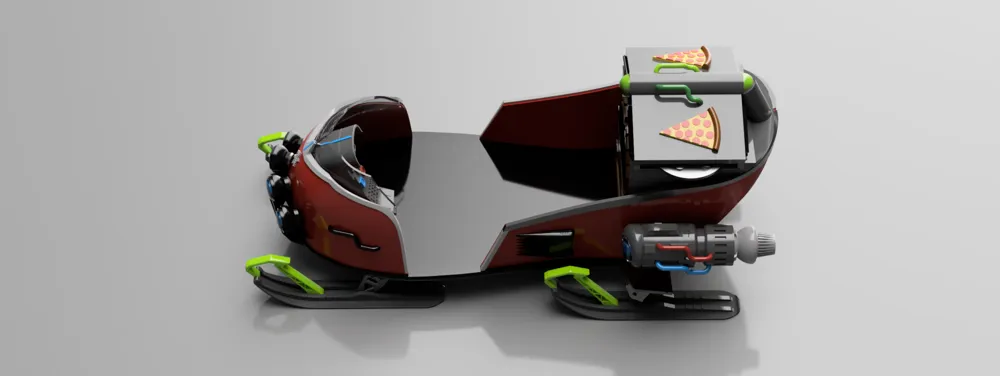 Teenage Mutant Ninja Turtles Christmas Pizza Sled by Gorillabutter ...