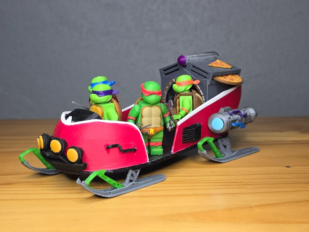 Teenage Mutant Ninja Turtles Christmas Pizza Sled by Gorillabutter ...