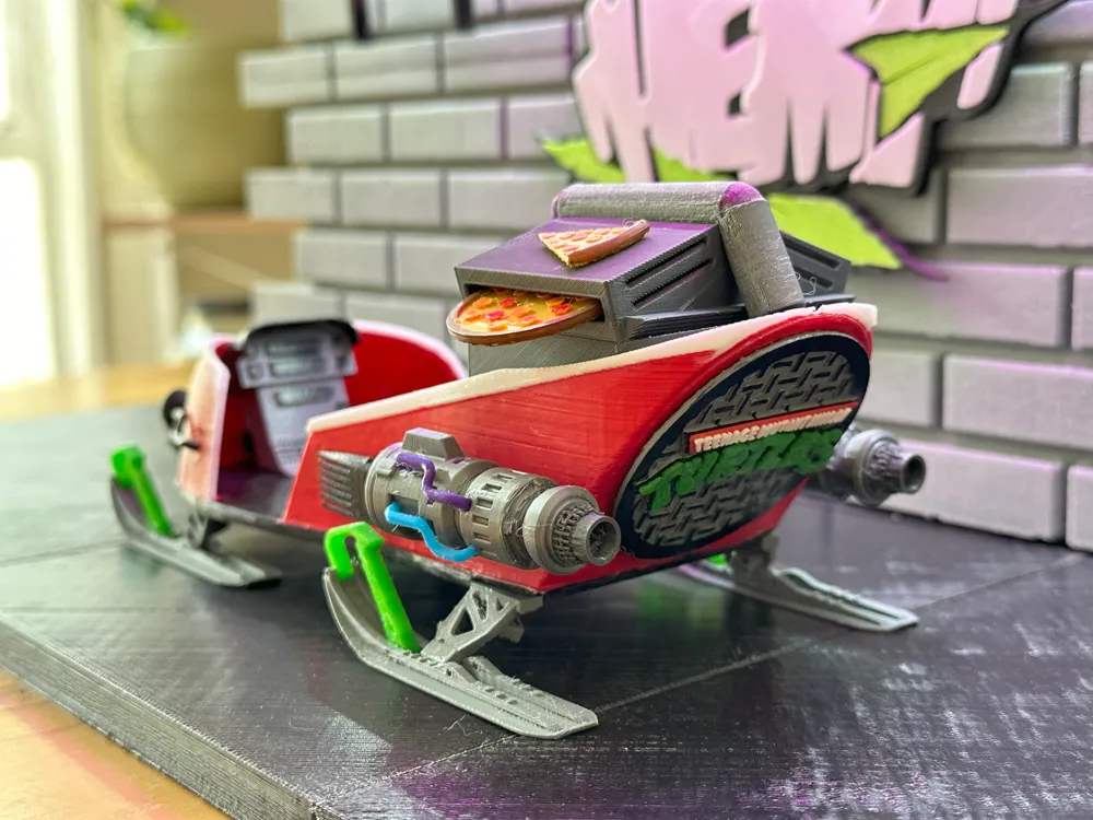 Teenage Mutant Ninja Turtles Christmas Pizza Sled by Gorillabutter ...