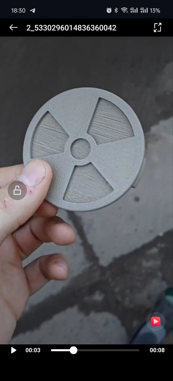 Ronal Penta P9 wheel center hub cap Remixed by Liubomyr - MakerWorld
