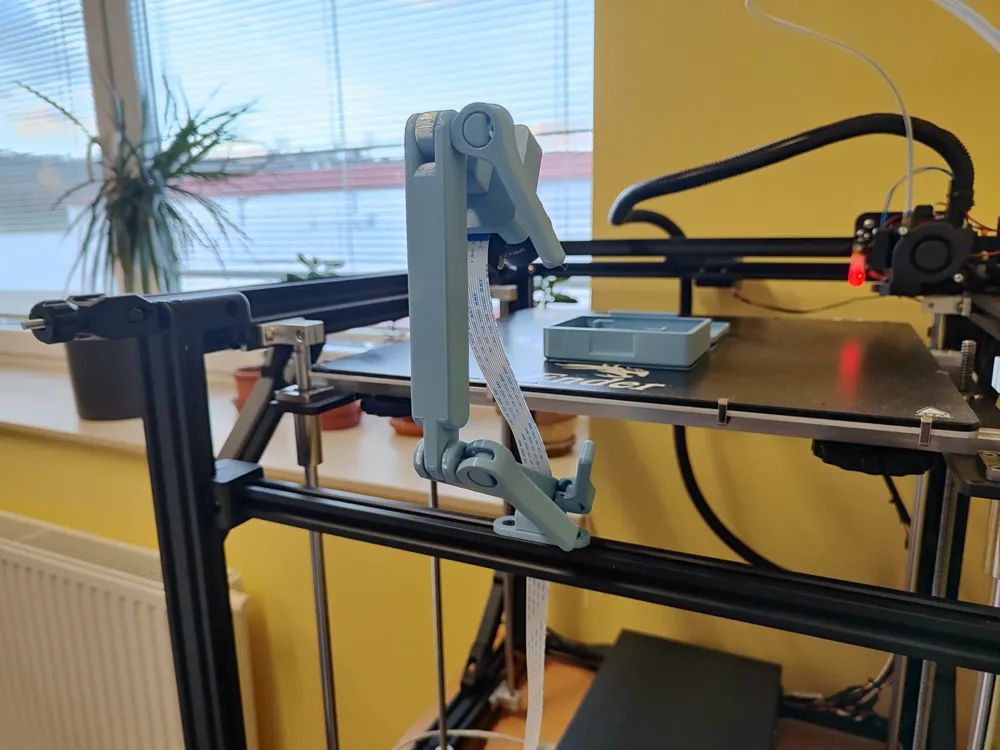 Raspberry Camera HQ Mount for Extruded profile by StewieBiatch - MakerWorld