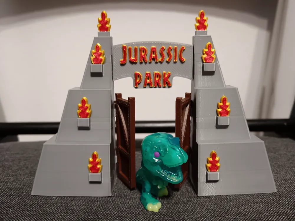 JURASSIC PARK GATE by Cios85 - MakerWorld