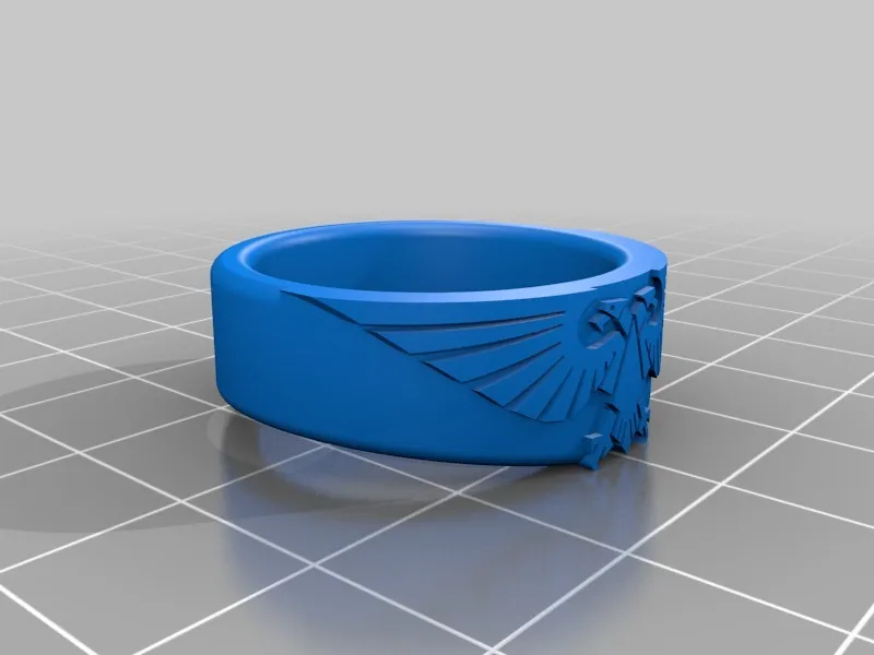 Imperium of Man ring by Vulpesdafox MakerWorld: Download Free 3D Models