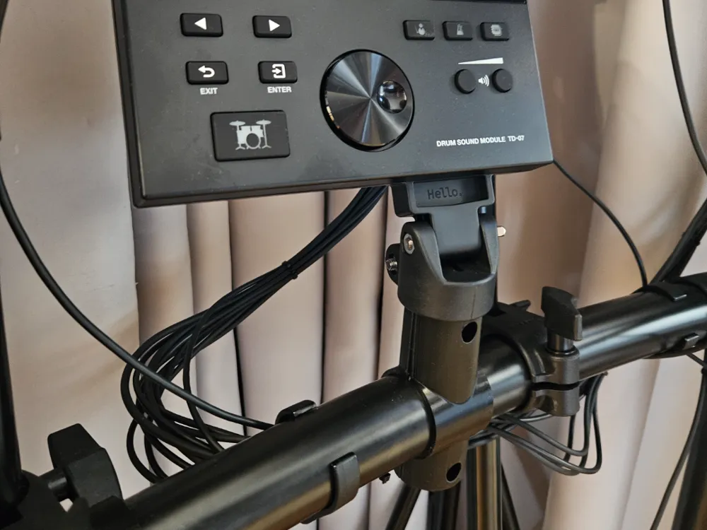 Roland TD07 module clamp drums by morf - MakerWorld