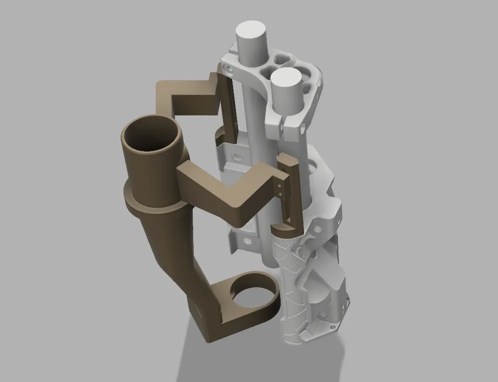 MPCNC - Independent floating Dust Shoe-No X/Y loss - Free 3D Print ...