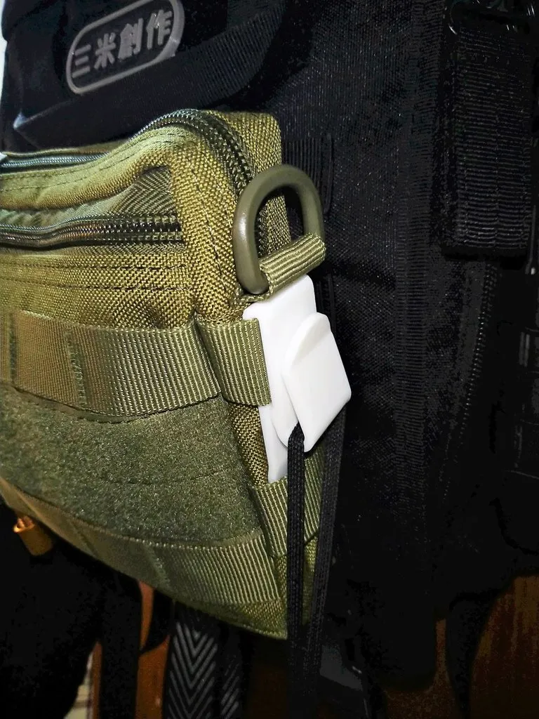 Molle clip Hook V2 - Free 3D Print Model - MakerWorld