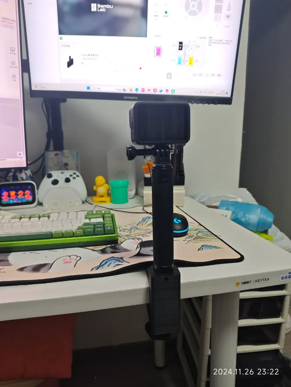 GoPro Desk/Headboard/Clamp Mount by CUP - MakerWorld