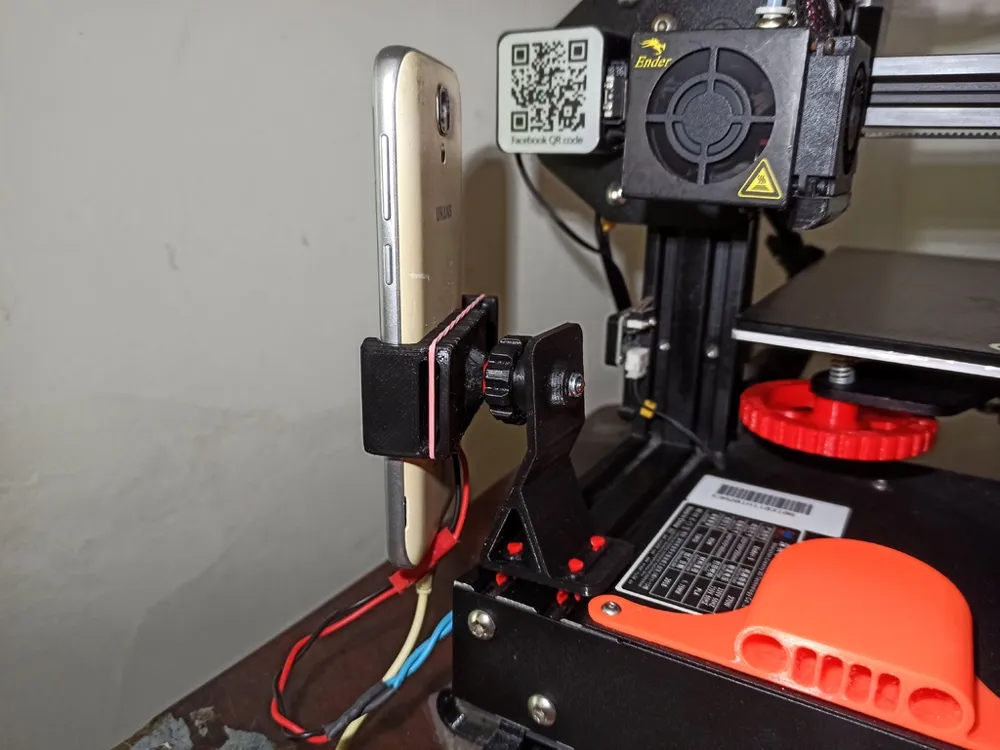 Phone holder with bracket for 3D printer by dantech MakerWorld ...