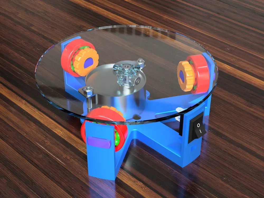 360 rotating display stand plate by dantech MakerWorld: Download Free 3D Models
