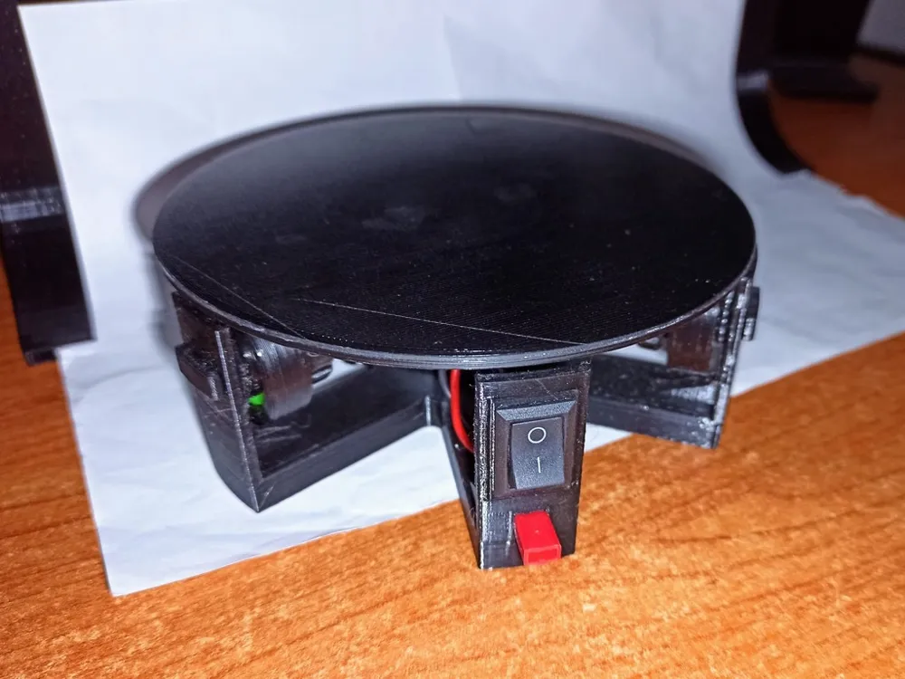 360 rotating display stand plate by dantech MakerWorld: Download Free 3D Models