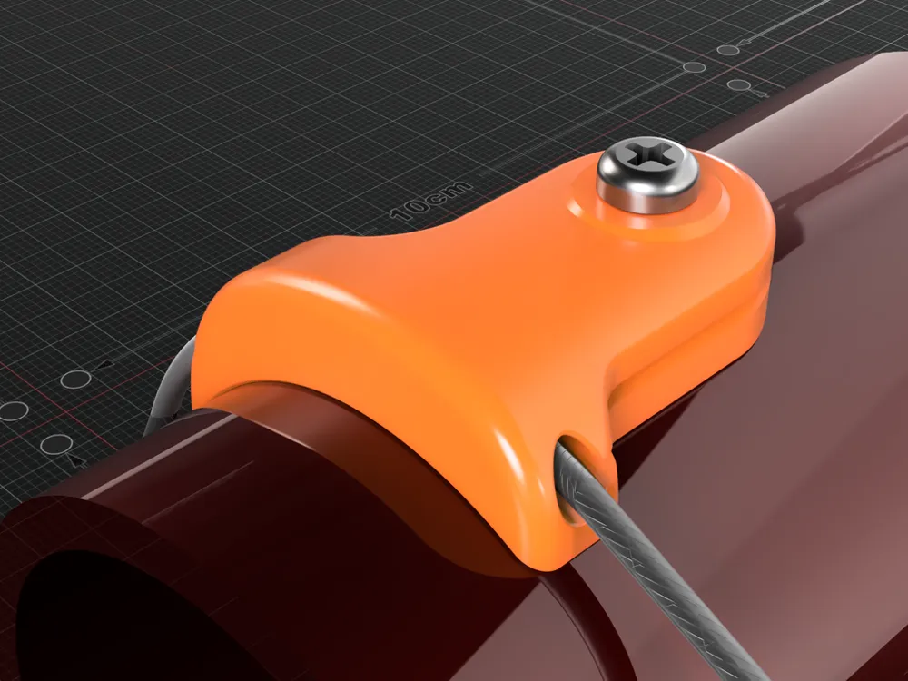 Bike bottom bracket shift cable guide v2 by dantech - MakerWorld