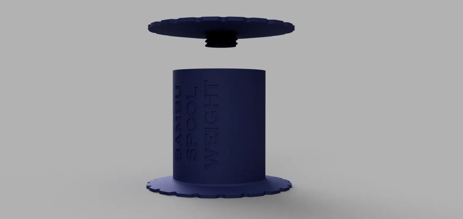 Spool Weights - No Batteries Required - Free 3D Print Model - MakerWorld