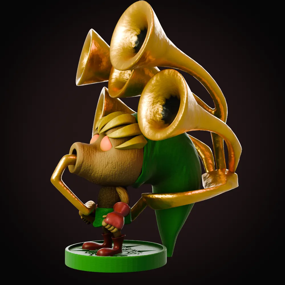 Deku Scrub Link - Zelda Majora's Mask by WestDuck MakerWorld: Download ...