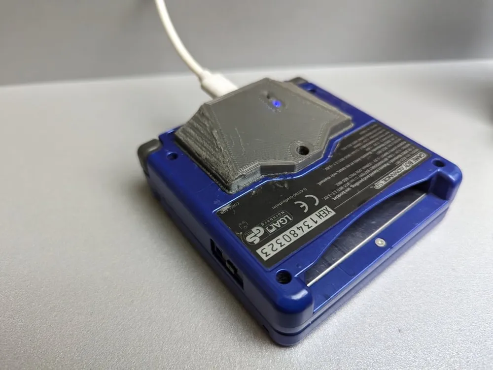 Gameboy Advance SP Type-C TP4056 Charger Mod by ShatnoRD - MakerWorld