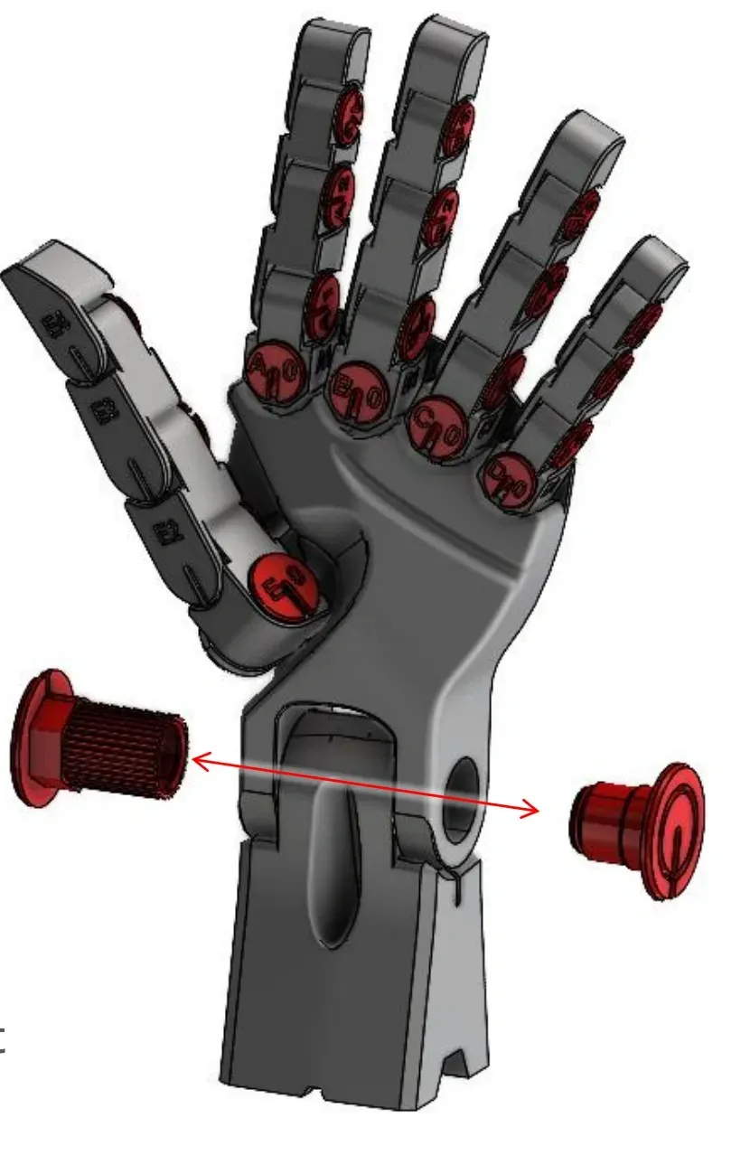 Articulated Robotic Arm (Right Hand) Display Stand Remixed by FxxkSky ...