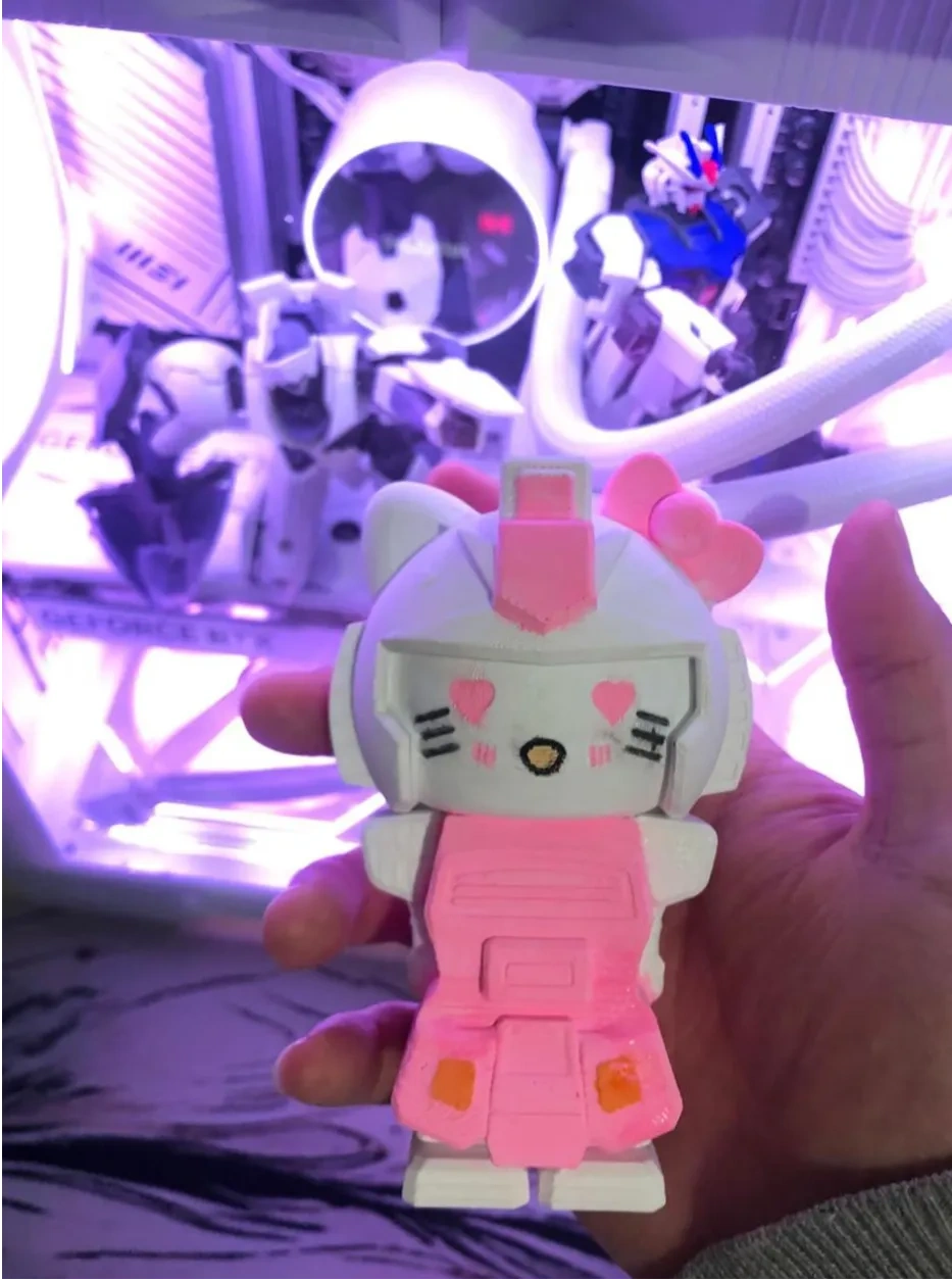 Mecha Hello Kitty by user_498917195 MakerWorld: Download Free 3D Models