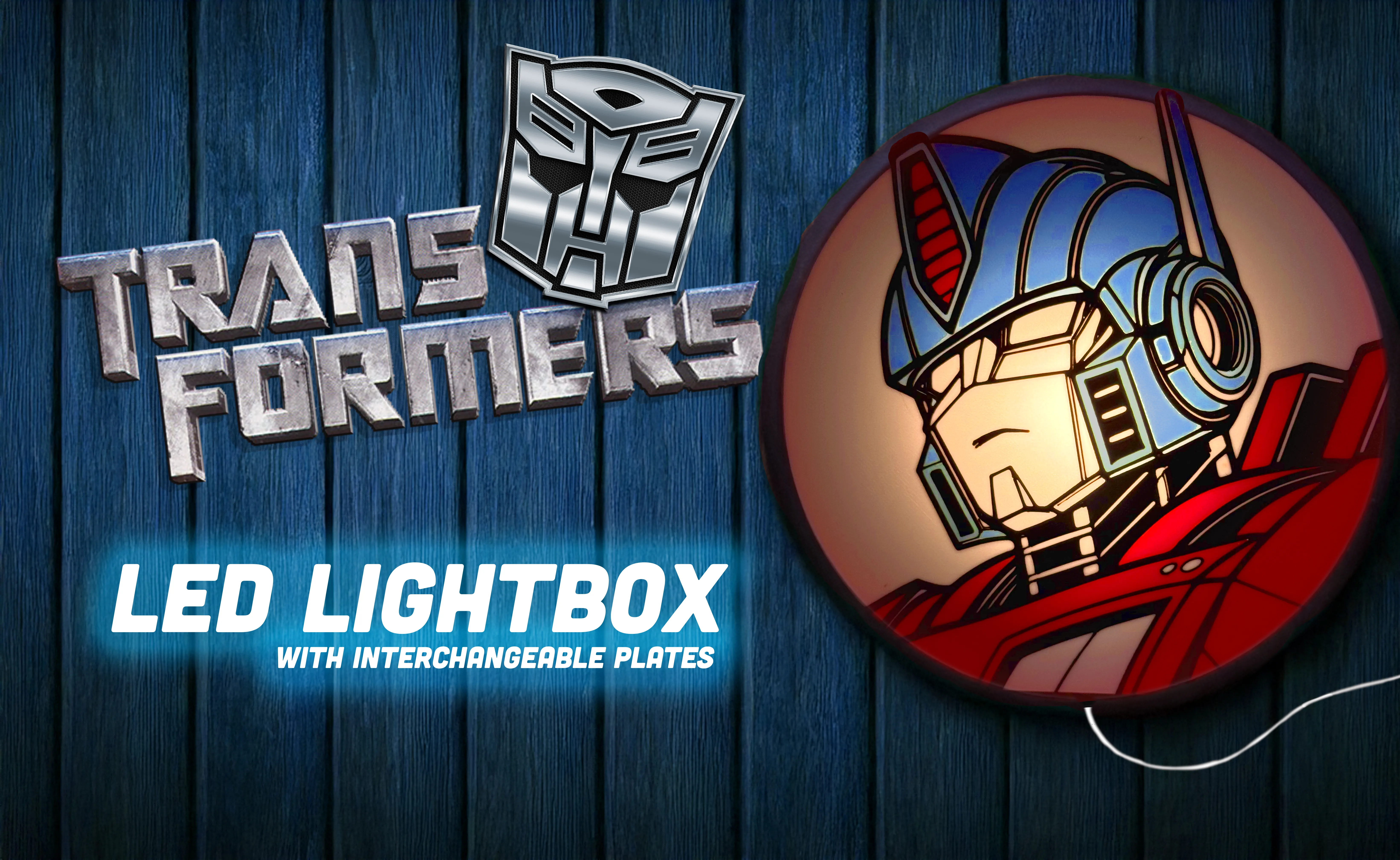 Transformer Optimus Prime Mecha Lightbox/wall art by SG3D MakerWorld ...