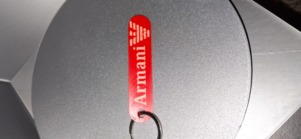 Armani Keychain by Kevin - MakerWorld