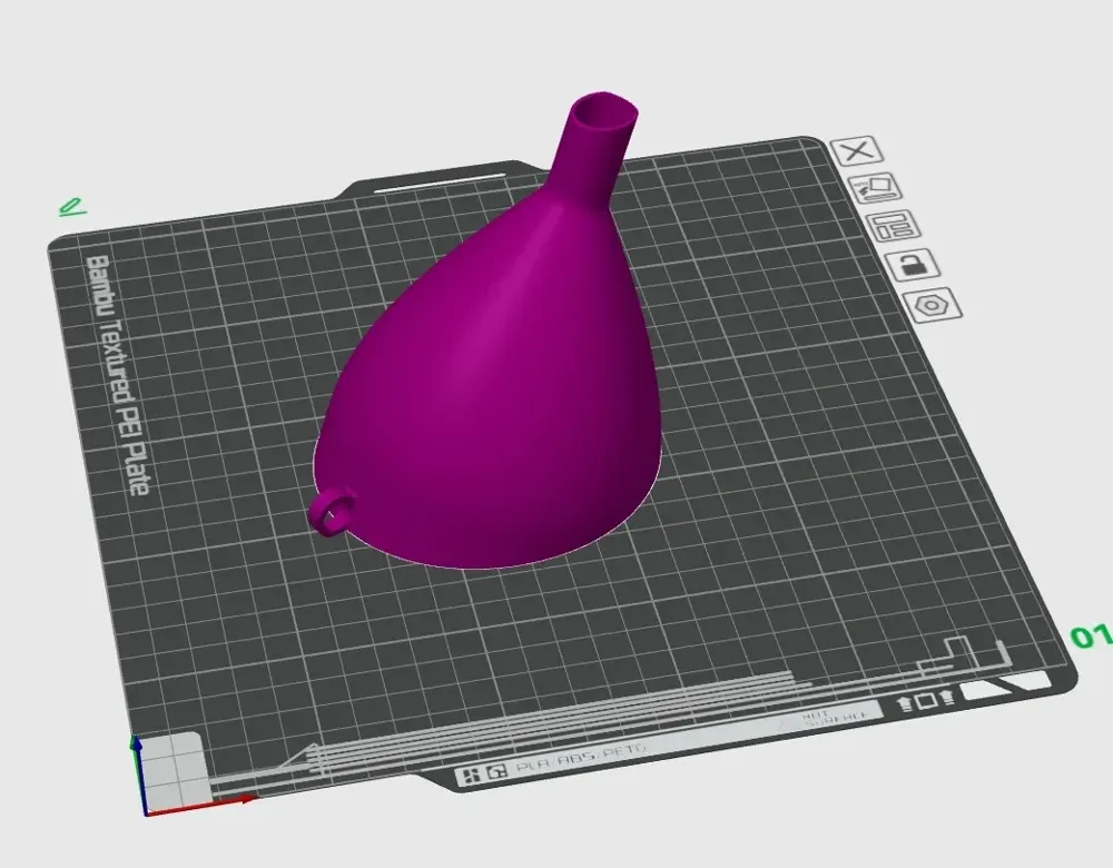 Angled Hopper with Handle by yezack MakerWorld: Download Free 3D Models