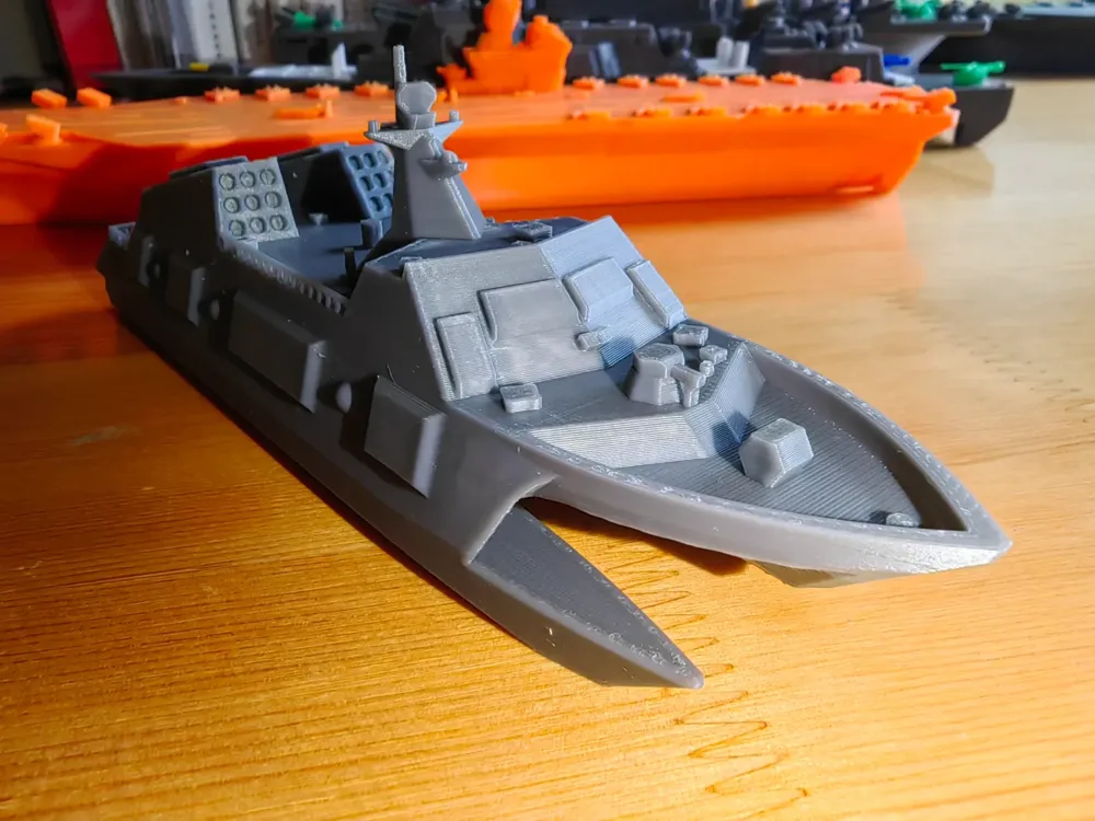 Project Heaven's Gate - 022 Catamaran Missile Boat by 天门计划 - MakerWorld