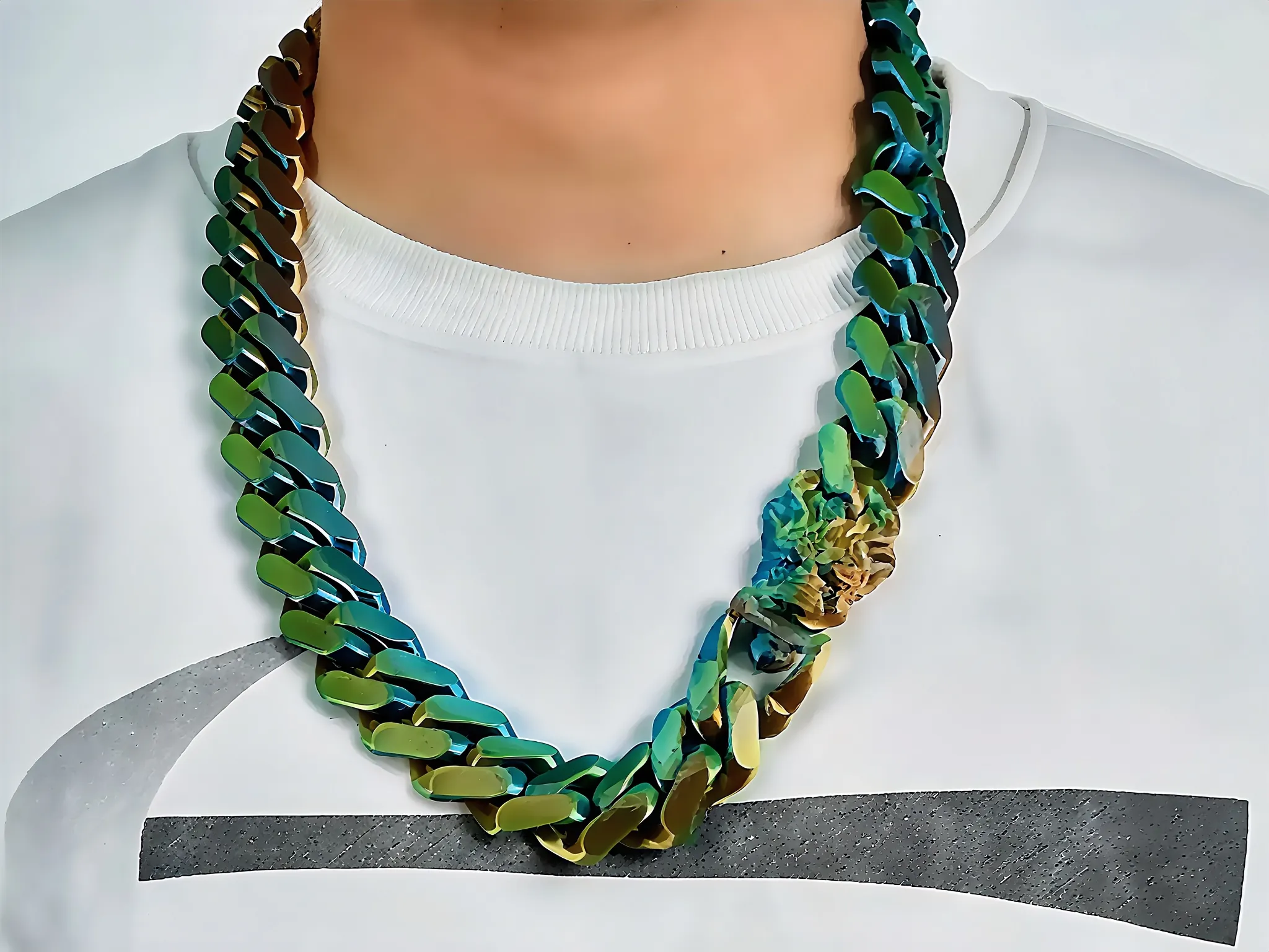 Cuban Link Chain Print-In-Place - Free 3D Print Model - MakerWorld