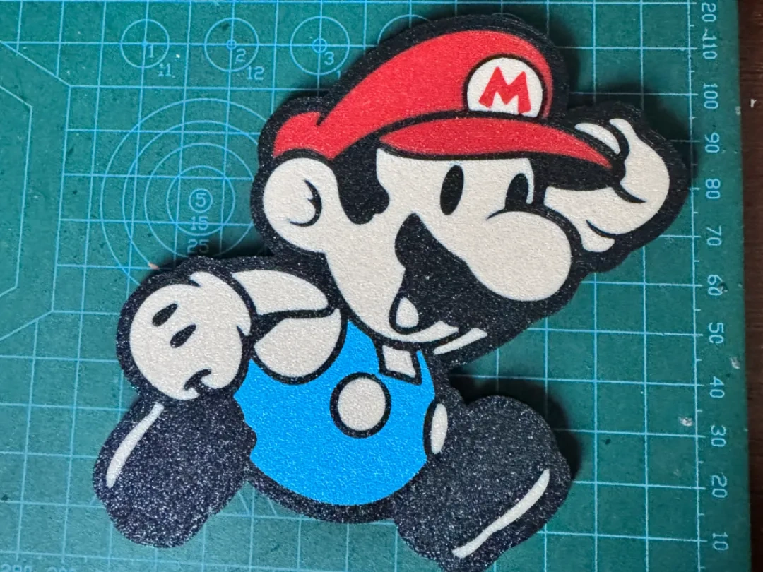 Mario card painting by 漂漂一夜 MakerWorld: Download Free 3D Models