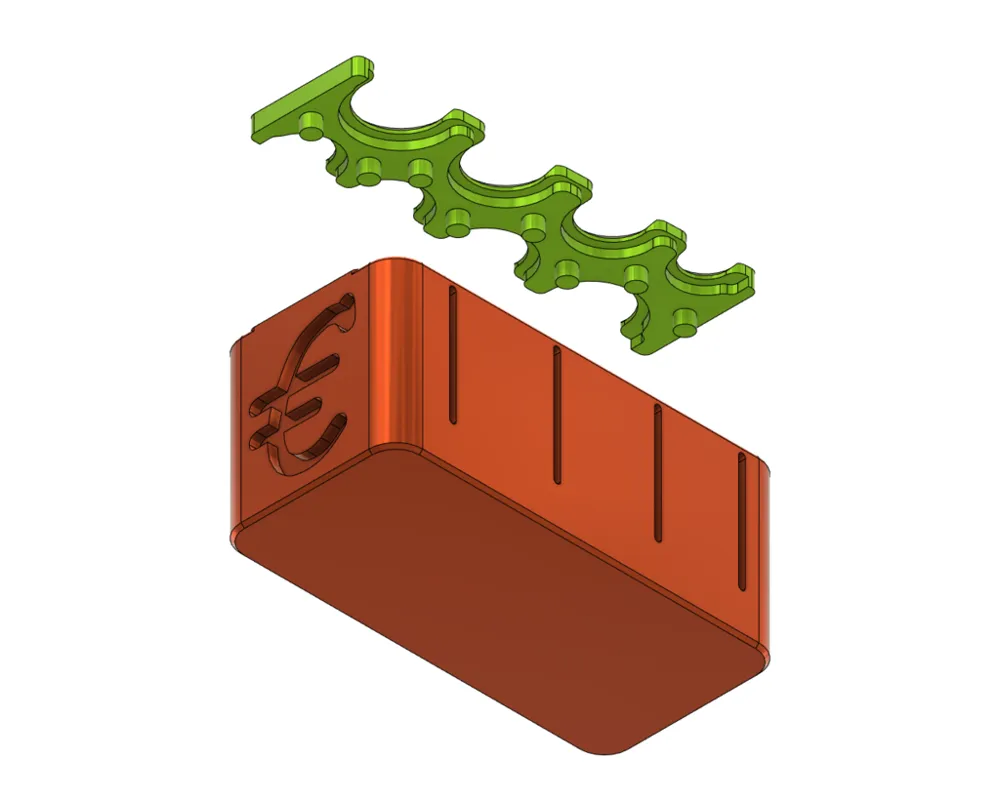 Distributeur de pièces d'euro par dantech MakerWorld : Téléchargez des Modèles 3D Gratuits