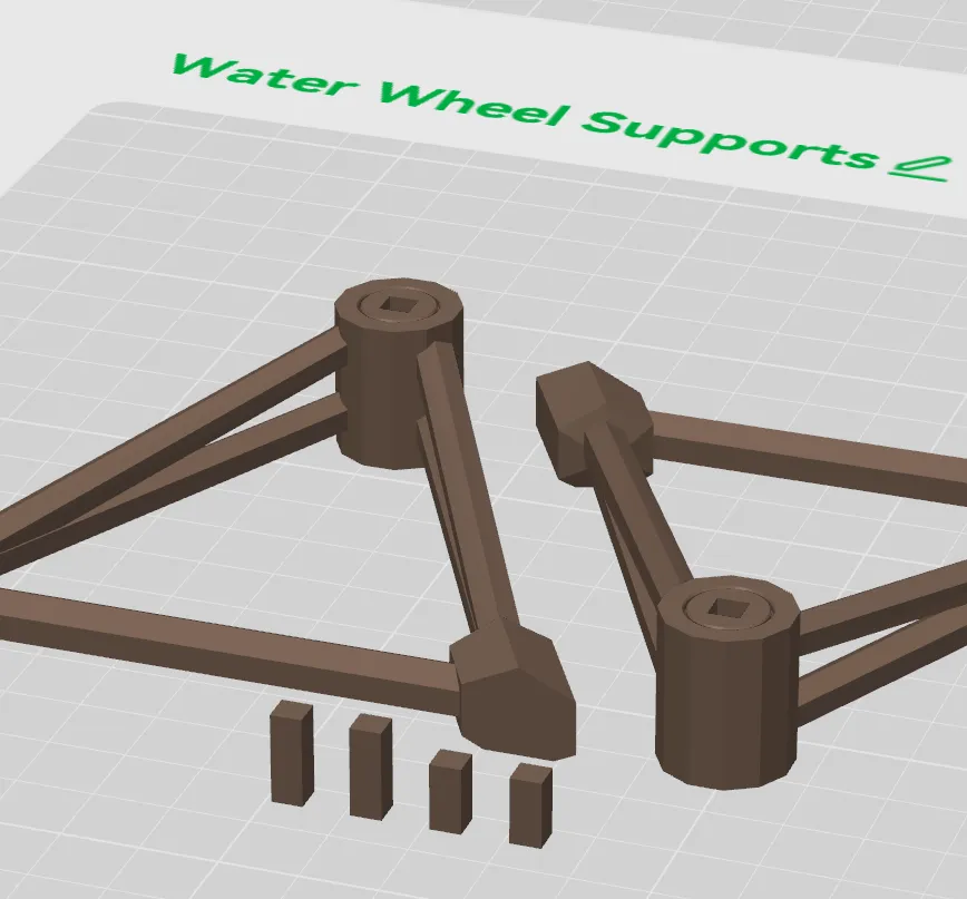 Timberborn Water Wheel - Free 3D Print Model - MakerWorld