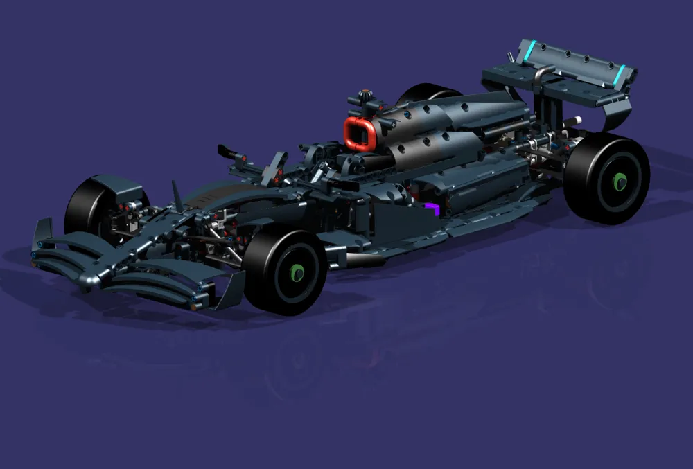 F1 Brick - Mercedes 3D by Pasquale - MakerWorld