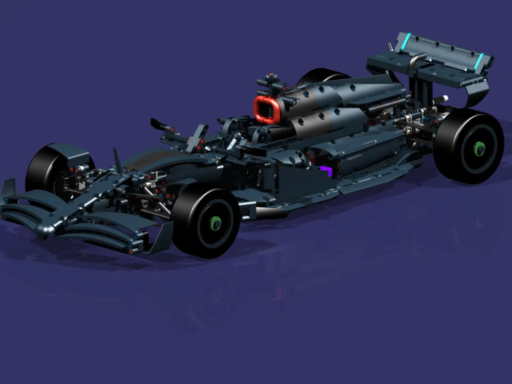 F1 Brick - Mercedes 3D by Pasquale - MakerWorld