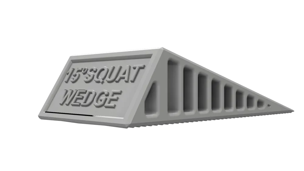 15° Squat Wedge - Free 3D Print Model - MakerWorld