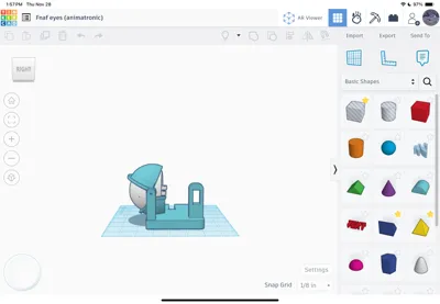 Animatronic eyes (fnaf) by Ner_cit12 MakerWorld: Download Free 3D Models
