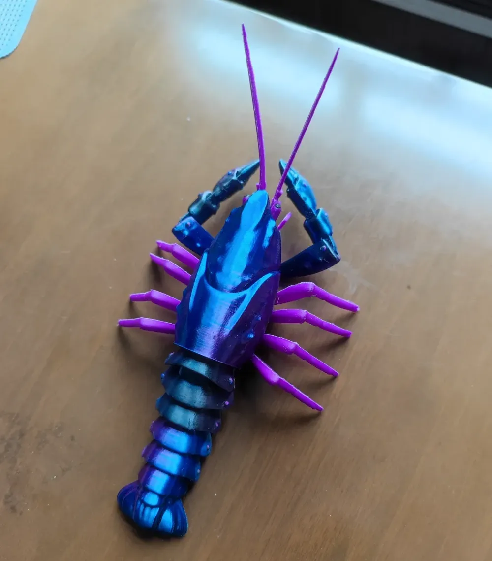Hinged Crayfish Remixed by user_874247992 MakerWorld: Download Free 3D ...