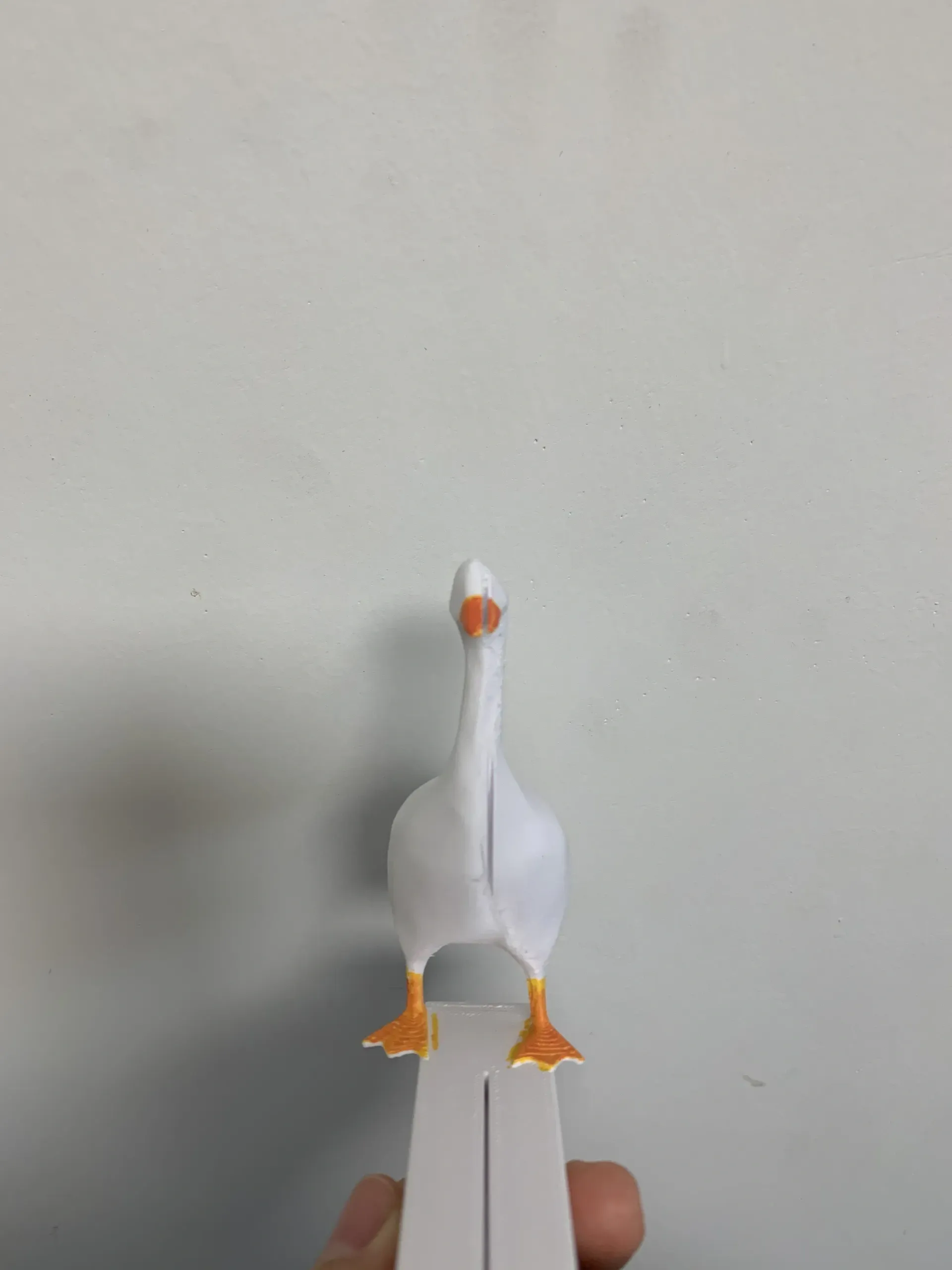 Goose-shaped computer monitor message board memo clip by user ...